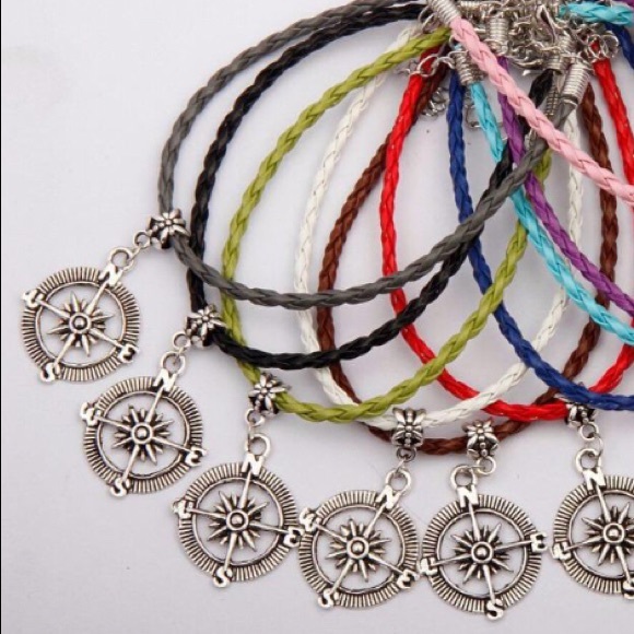 Jewelry | Compass Braided Rope Bracelet | Poshmark